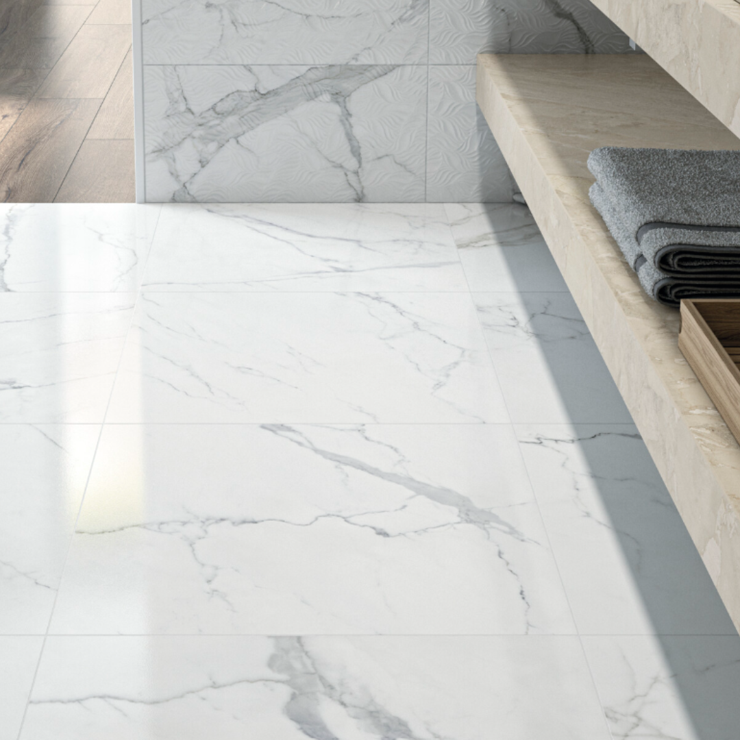 Anima Gloss Marble Effect Ceramic and Porcelain Wall and Floor Tile ...