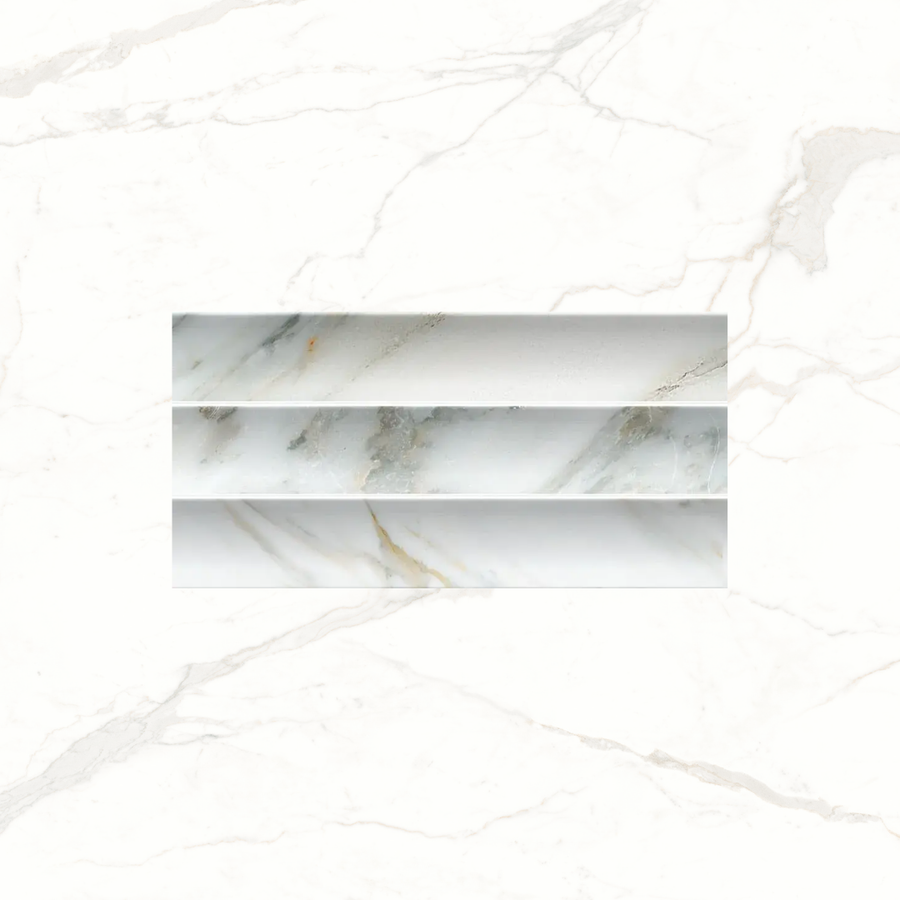 Argos Fluted Decorative Ceramic Wall Tiles – Collinson Ceramics