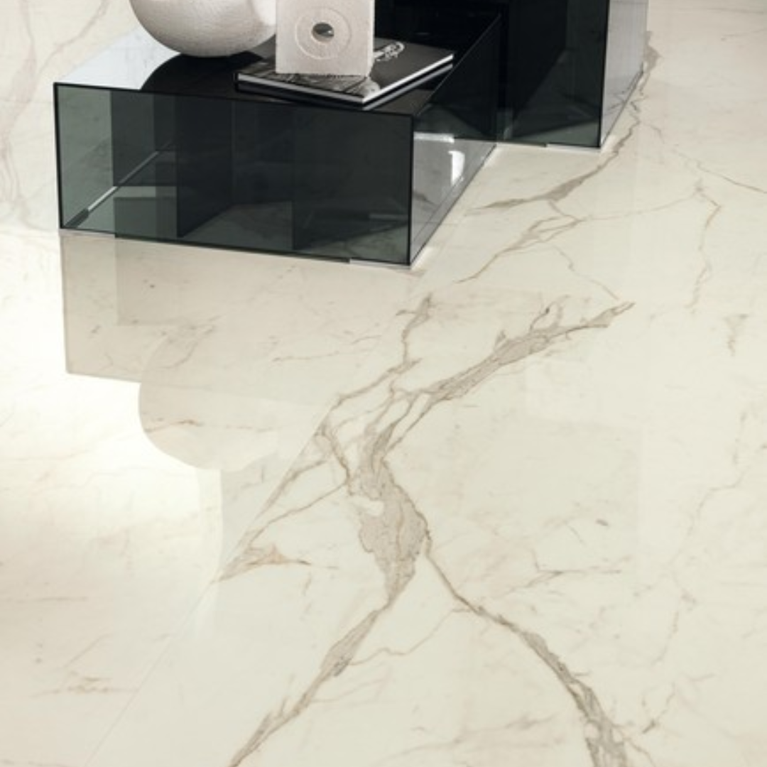 Marvel Calacatta Prestigio Polished Italian Porcelain Tile – Collinson ...