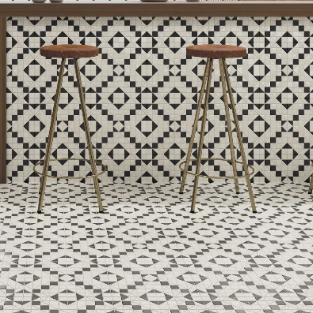 Patterna Decorative Patterned Porcelain Tile – Collinson Ceramics